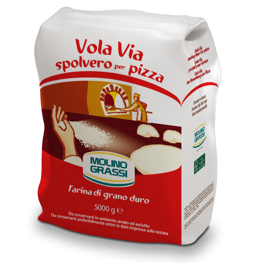 Vola Via: Spolvero per Pizza (5 kg) - Molino Grassi