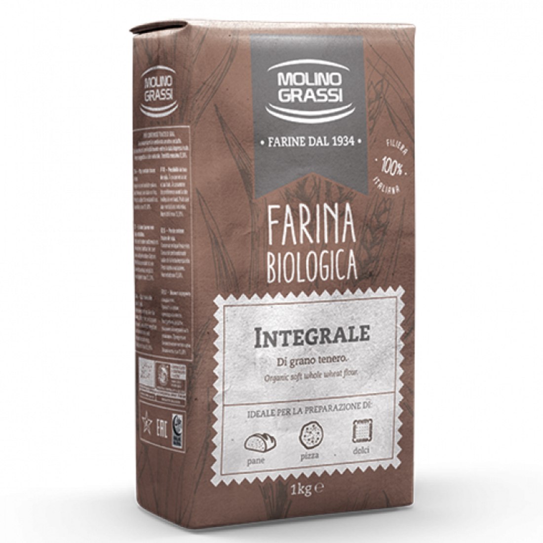 Farina Biologica Integrale (1 kg) - Molino Grassi
