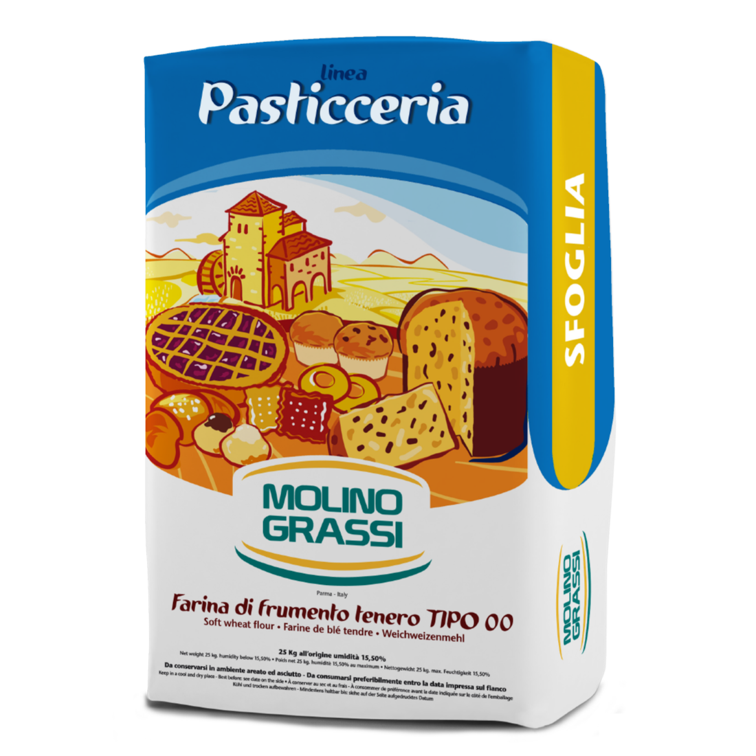 Farina 00 Sfoglia (15 kg) - Molino Grassi