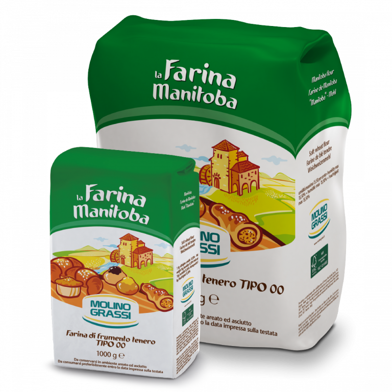 Farina 00 Manitoba (1/5 kg) - Molino Grassi