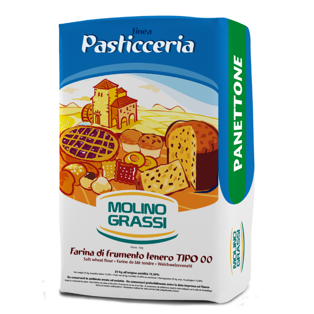 Farina 00 Panettone (15 kg) - Molino Grassi