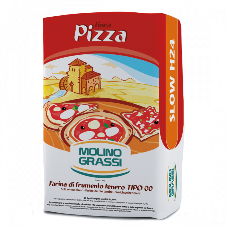 Farina 00 Slow H24 per Pizza (25 kg) - Molino Grassi