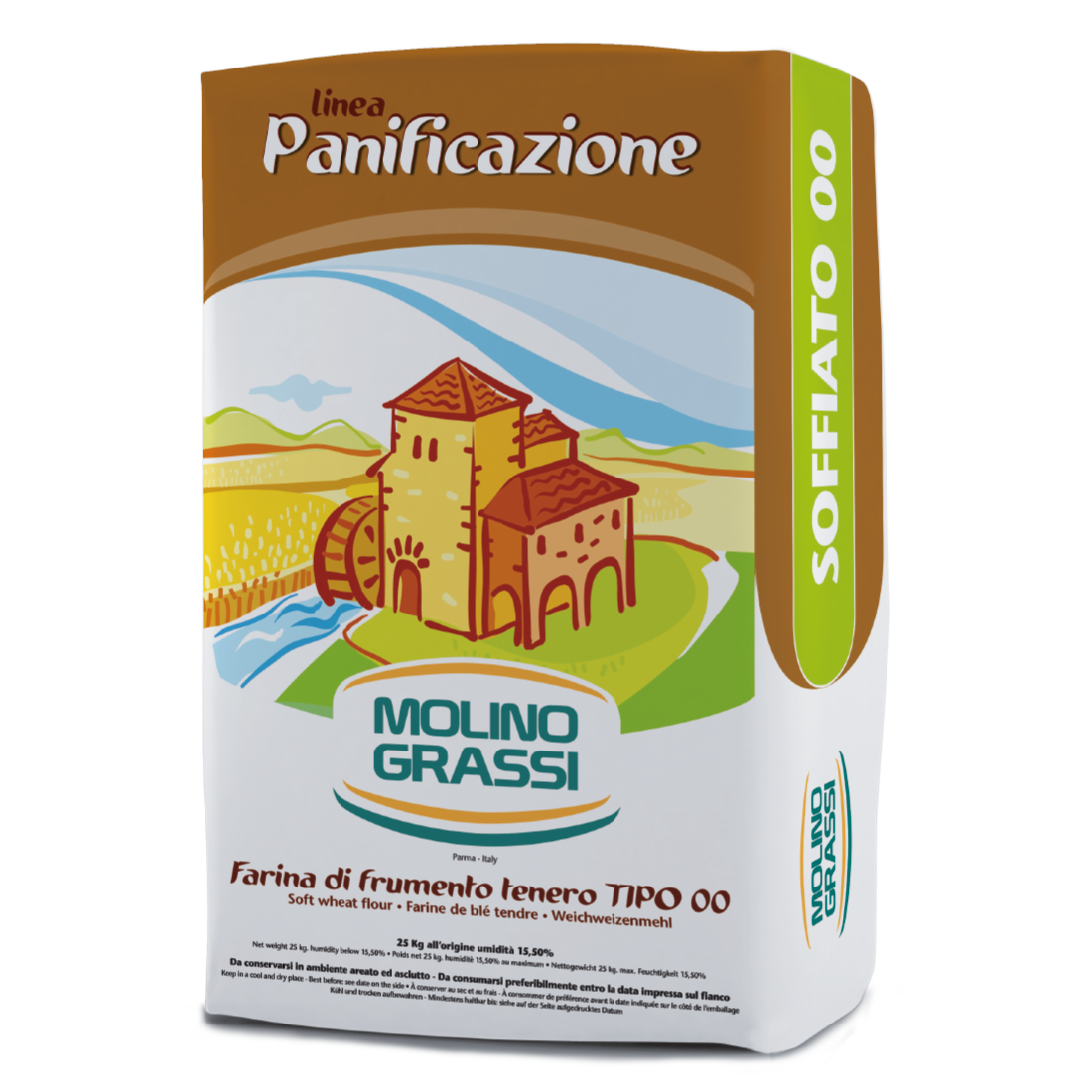 Farina 00 Soffiato (25 kg)- Molino Grassi